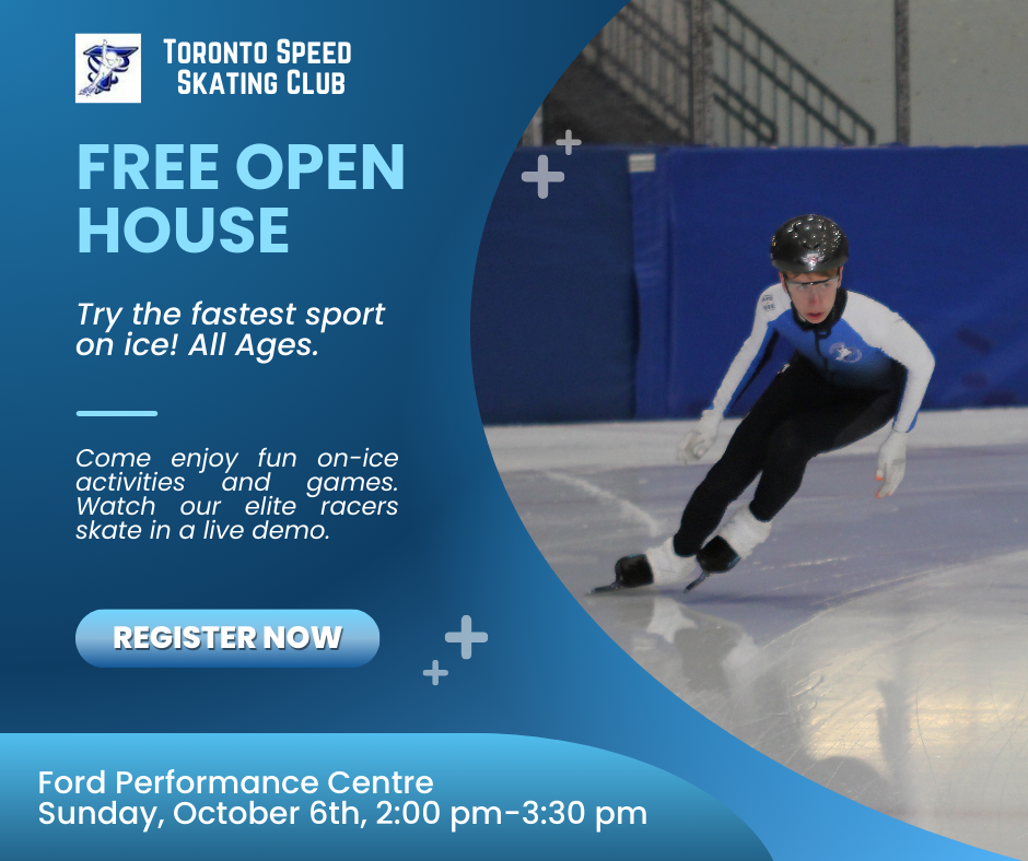 Register for Open House - Toronto Speed Skating Club